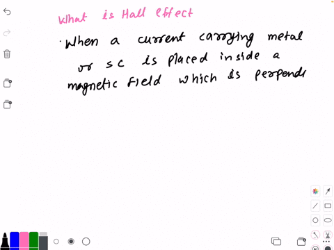 SOLVED: Explain Hall Effect. How can Hall Effect be used to determine ...