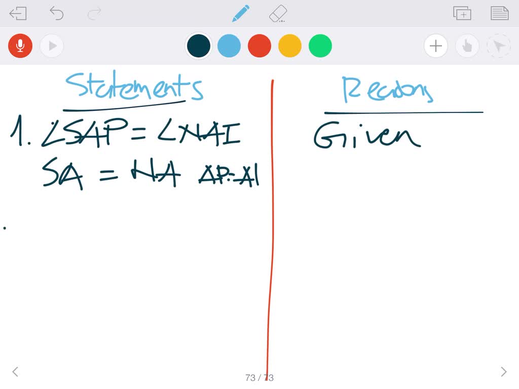 Solved Write Complete Proofs For Each Of The Fo Owing Exercises Copy The Figure Given Nd