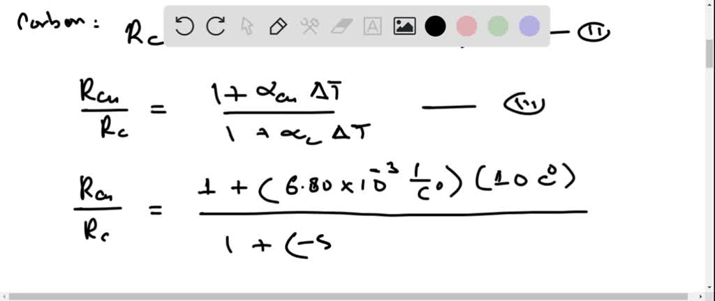SOLVED:A piece of carbon and a piece of copper have the same resistance ...