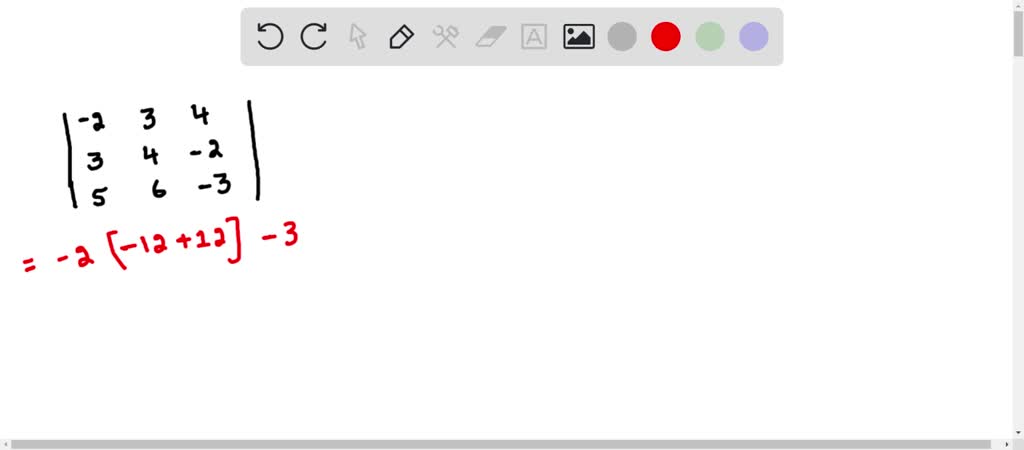 SOLVED:Evaluate the determinants by reducing them as shown in Example 4 and using the Laplace ...