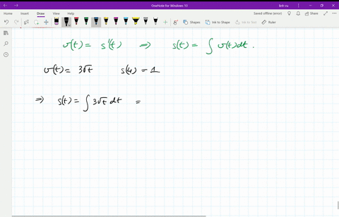 SOLVED:A particle moves along an s -axis with position function s=s(t) and velocity function v(t ...