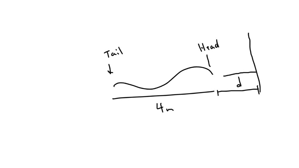 Calculate A nearsighted python with a length of 4.0 m is stretched out ...