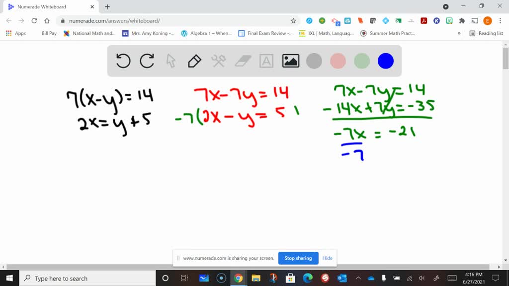 ⏩SOLVED:Solve using the elimination method. Also determine whether… | Numerade