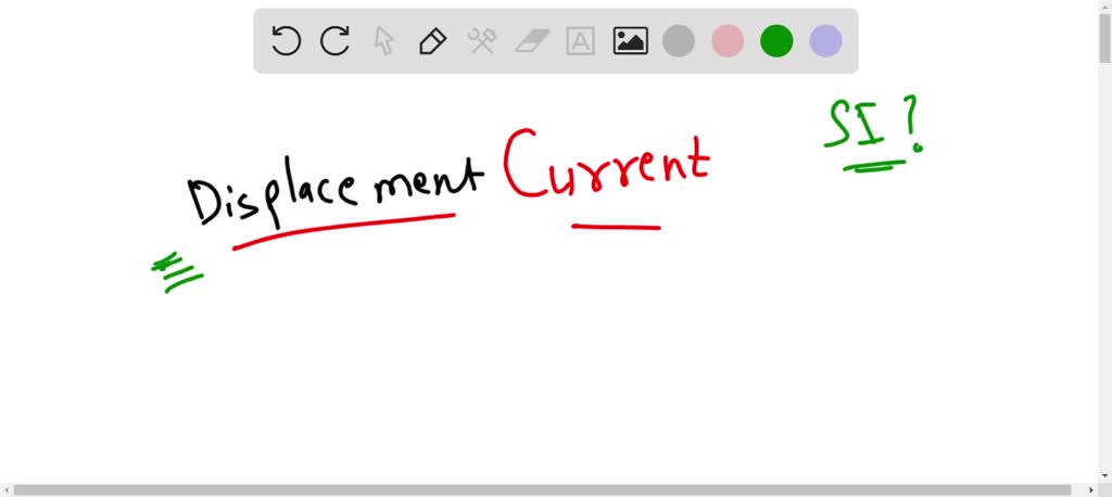 SOLVED:SI unit of displacement current is (A) coulomb (B) ampere (C ...