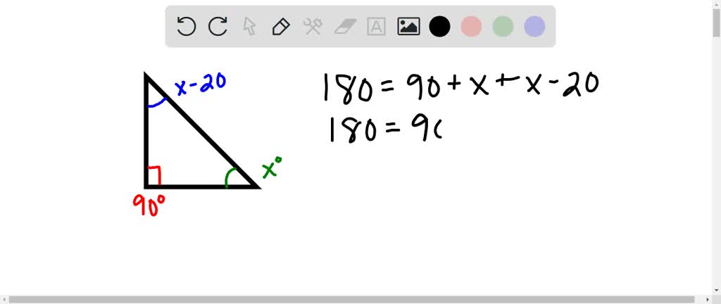 SOLVED:Solve using a geometry formula. The measure of the smallest ...