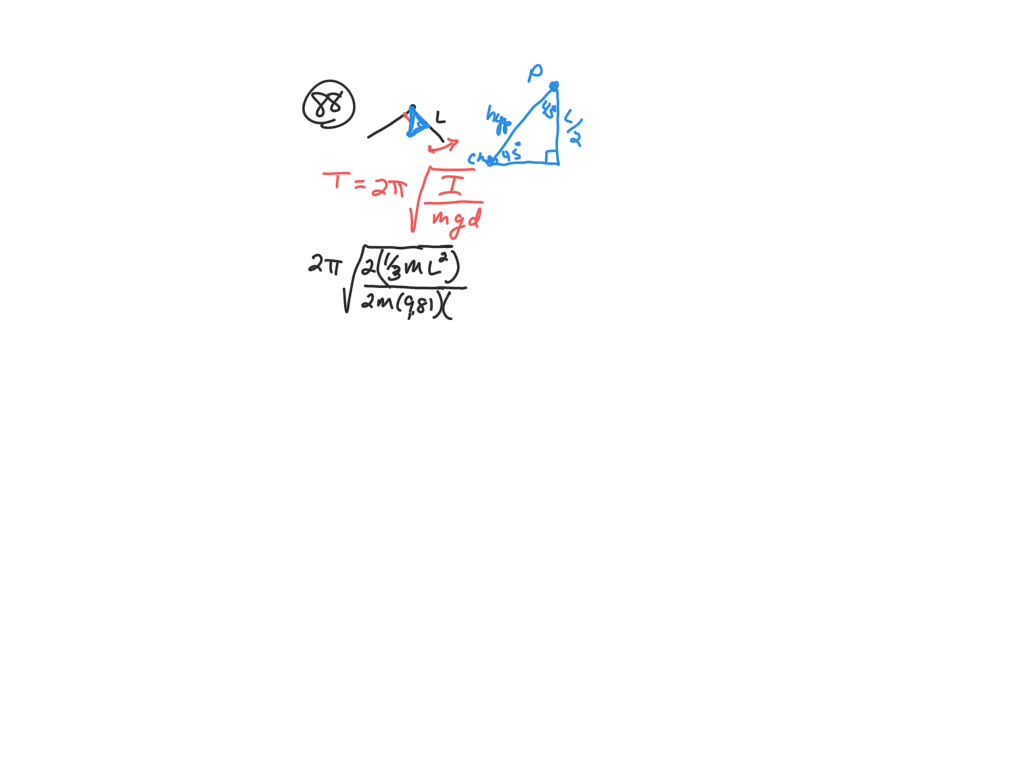 ⏩SOLVED:Two identical thin rods, each with mass m and length L, are ...