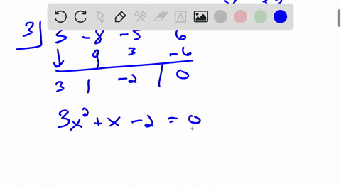 SOLVED:Use synthetic division to show that the given x value is a zero ...