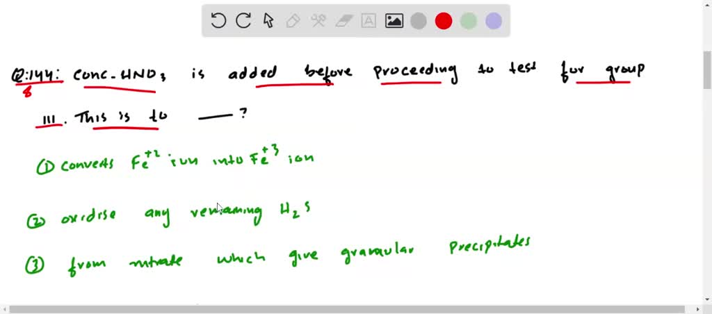 SOLVED:The Lassaigne's extract is boiled with dil. HNO3 before testing ...