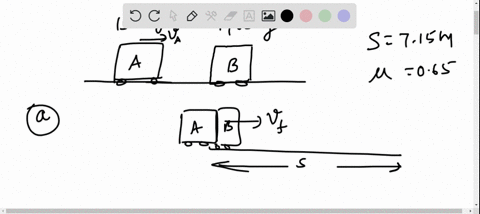SOLVED:Two carts of cqual mass are on a horizontal, frictionless air ...