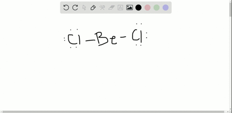 SOLVED:In the vapor phase, beryllium chloride consists of discrete ...