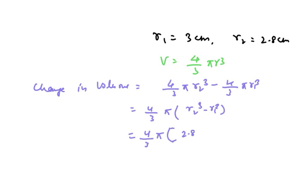 SOLVED:A spherical scoop of ice cream melts in such a way that its ...