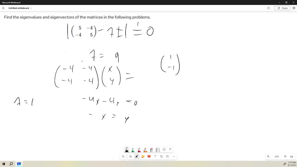 SOLVED:For each system in problem 6 determine the eigenvalues and ...