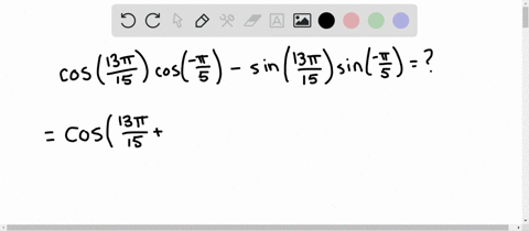 SOLVED:Use an addition or subtraction formula to write the expression as a trigonometric ...
