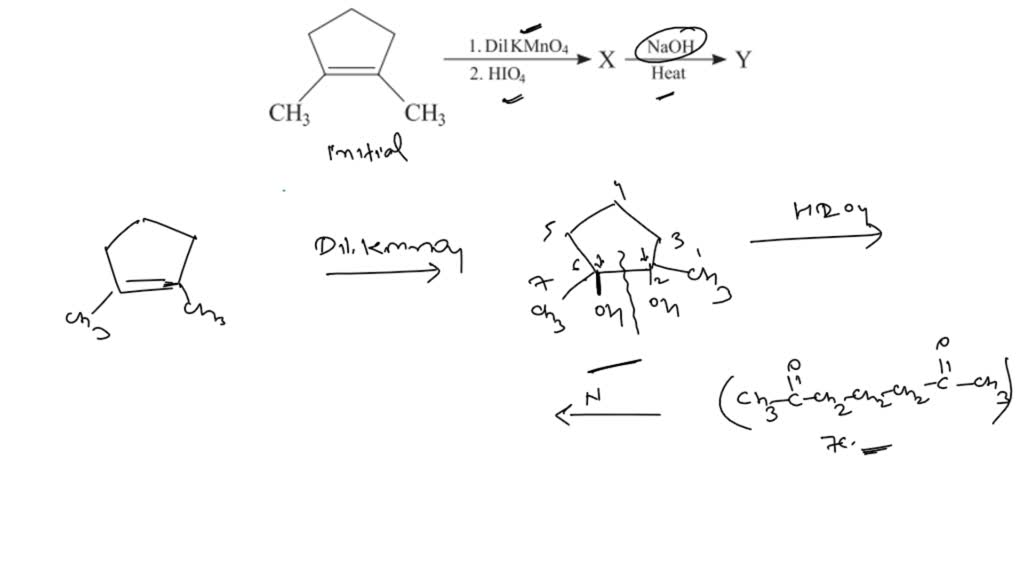 SOLVED:Consider the following sequence of reactions and decide the end ...