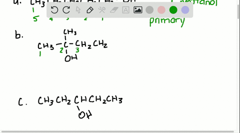 SOLVED:Distinguish among primary, secondary, and tertiary alcohols ...
