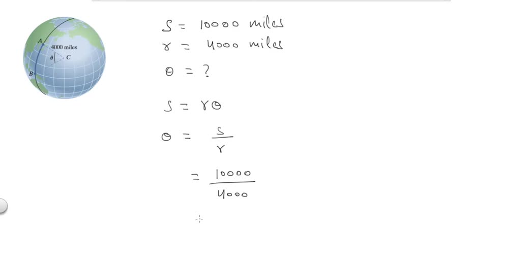 SOLVED:How do we measure the distance between two points, A and B, on ...