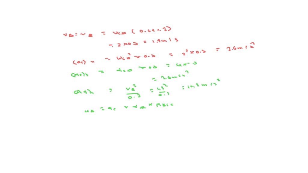 Determine the angular acceleration of link A B if link C D has the ...