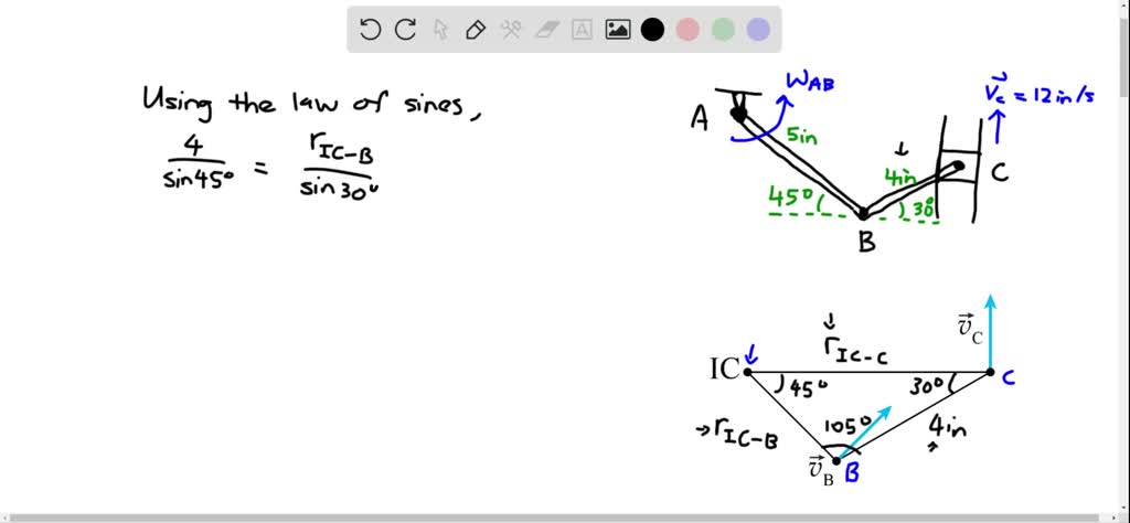 ⏩SOLVED:Determine the angular velocity of link A B at the instant… | Numerade