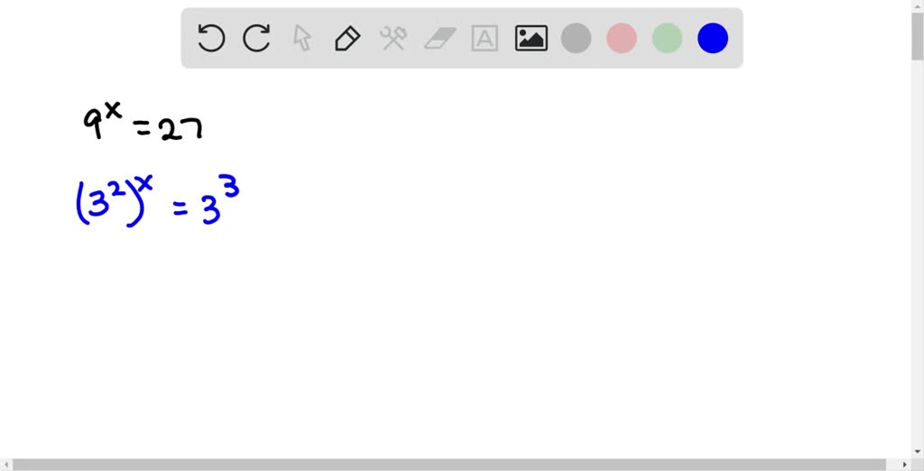 SOLVED:Solve each exponential equation in Exercises 1-22 by expressing ...