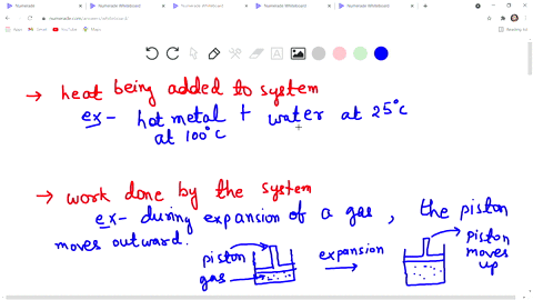⏩SOLVED:Give examples of both a system doing work on its… | Numerade