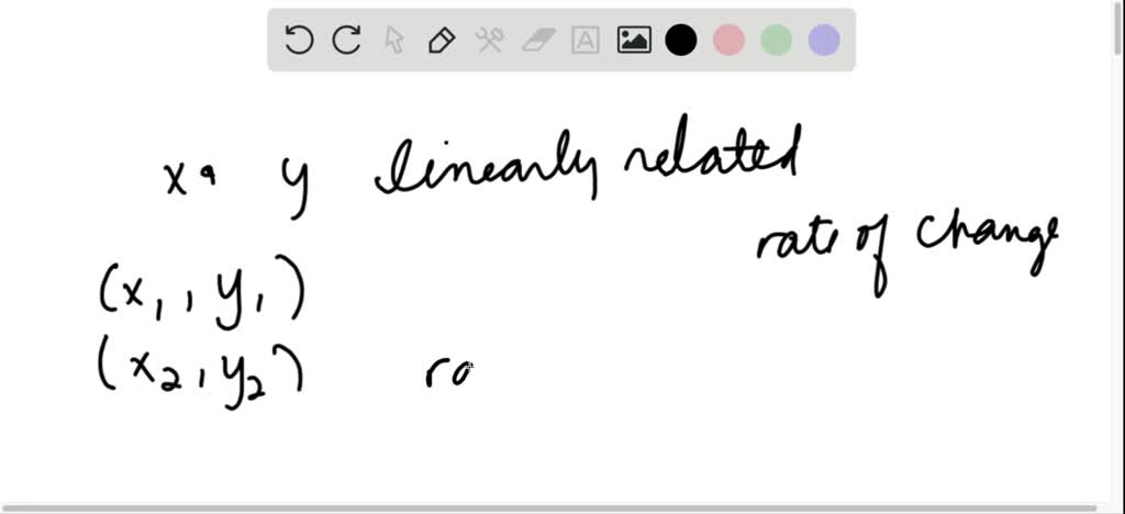 SOLVED:If two variables x and y are linearly related, explain how to ...