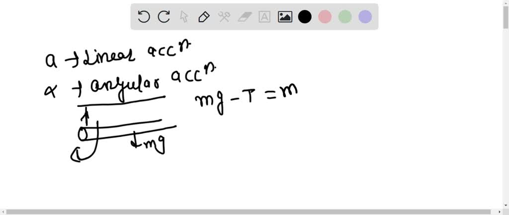 SOLVED:A uniform rod of mass m and length l is suspended by means of two light inextensible ...