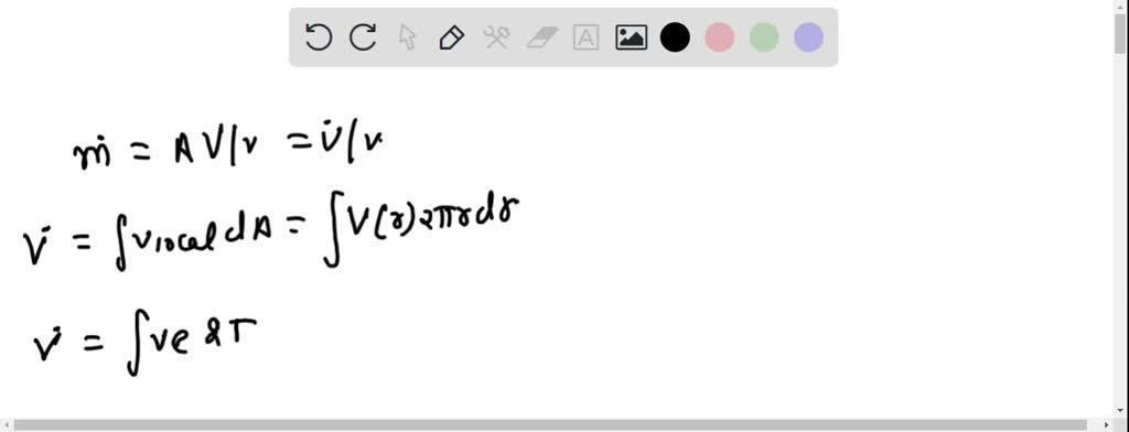 SOLVED:The velocity profile for a fluid within the circular pipe for ...