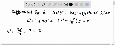 SOLVED:Determine the singular points of the given differential equation. Classify each singular ...
