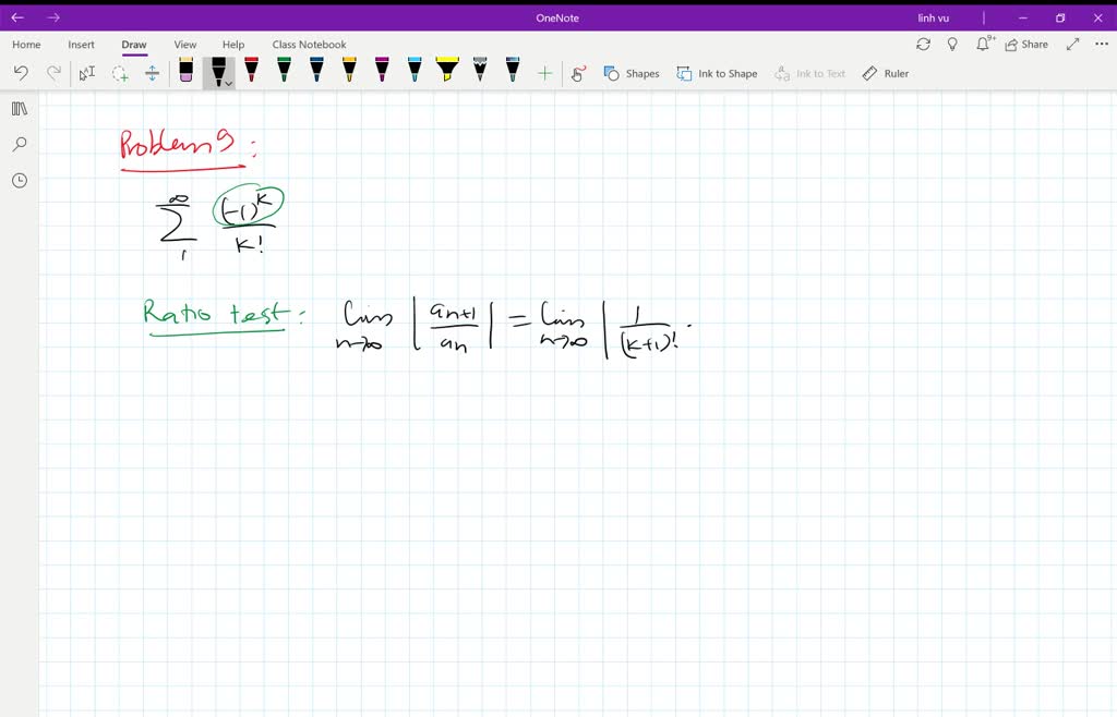 SOLVED:The Ratio and Root Tests Use the Ratio Test or the Root Test to ...
