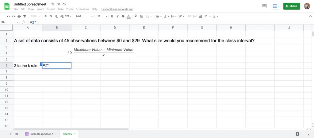 SOLVED:A set of data consists of 45 observations between 0 and 29. What ...