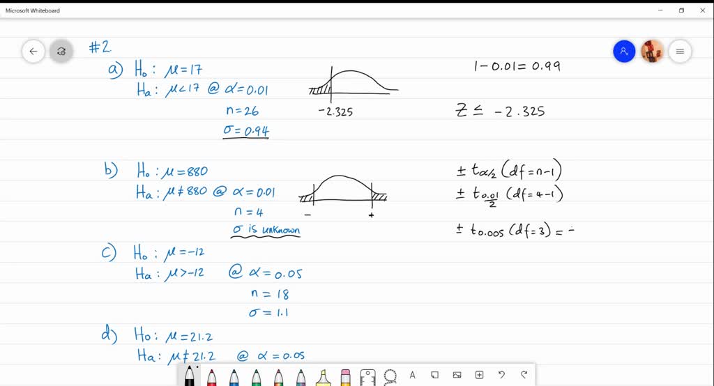 Find the rejection region (for the standardized test statistic) for ...