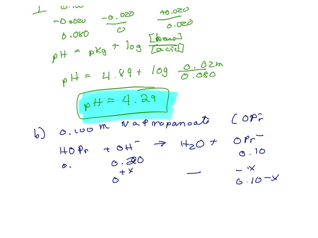 VIDEO solution:Calculate the pH after 0.020 mol NaOH is added to 1.00 L of each of the four ...