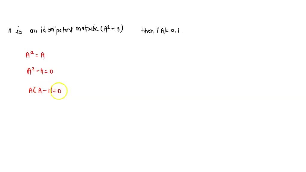 SOLVED:(a) Show that if a square matrix has a colamn of zeroes, its ...