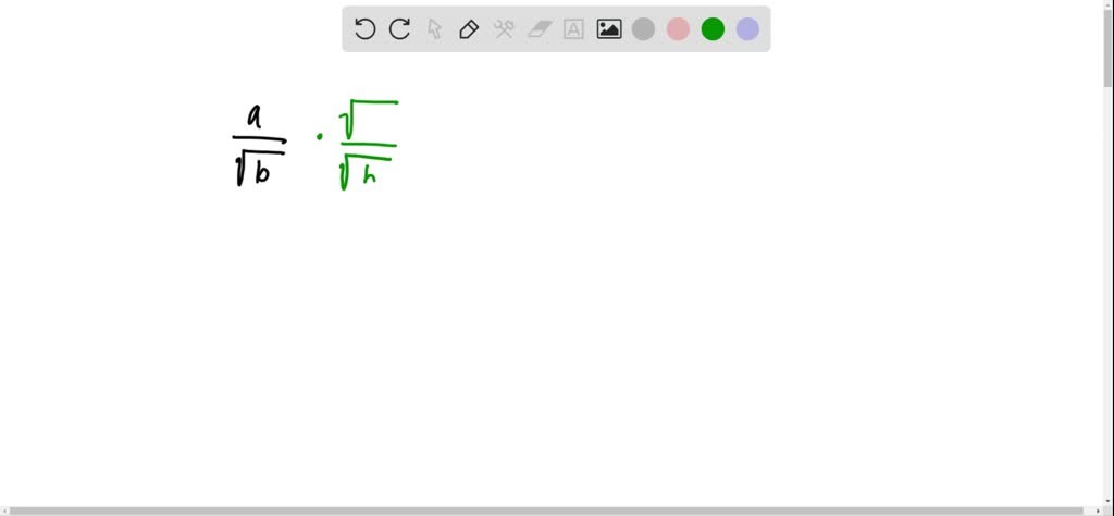 SOLVED:What does it mean to rationalize the denominator of a radical ...