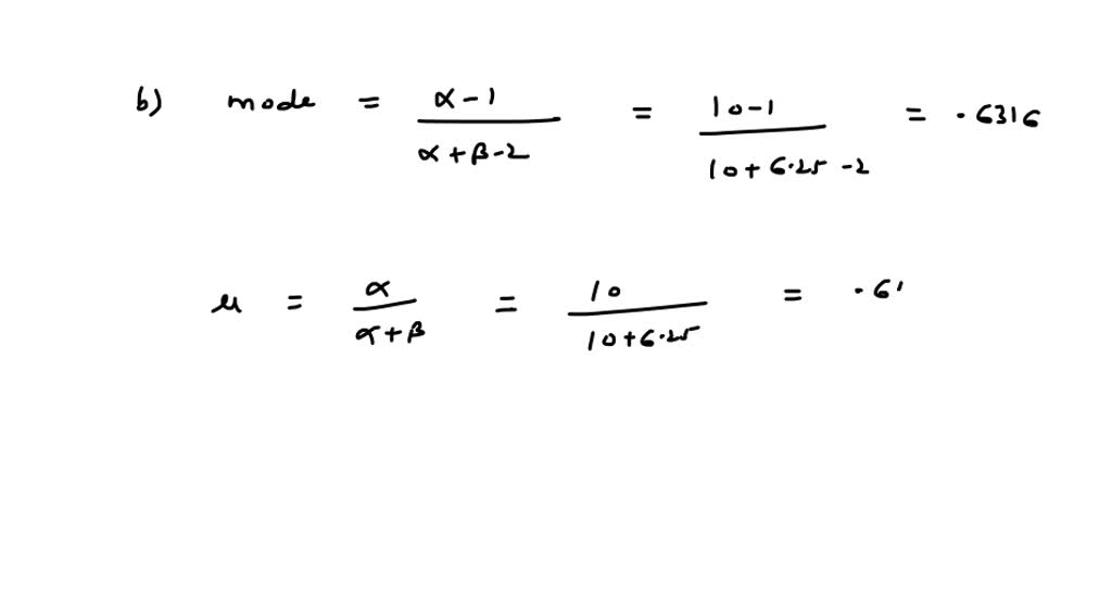 ⏩SOLVED:(a) Calculate the mode, mean, and variance of the… | Numerade