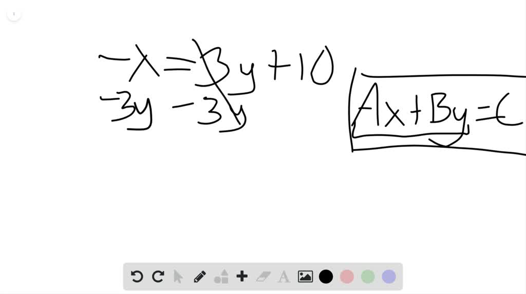 Solved Determine Whether Each Equation Is A Linear Equation In Two Variables See Example 1 X