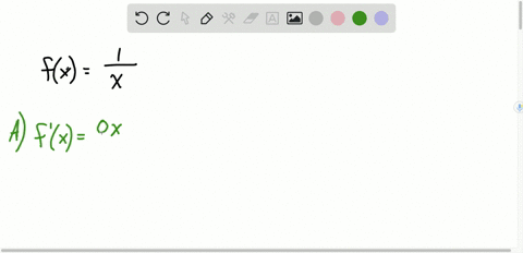SOLVED:(A) Find f^'(x) using the quotient rule, and (B) Explain how f ...