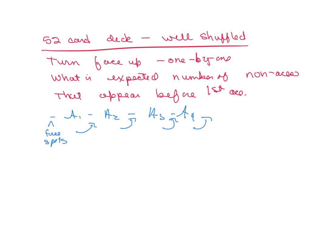 You have a well-shuffled 52-card deck. You turn the cards face up one ...