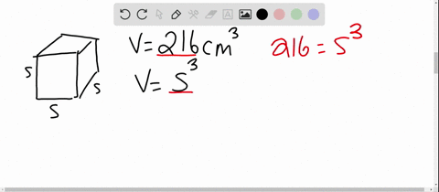 ⏩SOLVED:The volume of a cube is given by the formula s^3, where s is ...