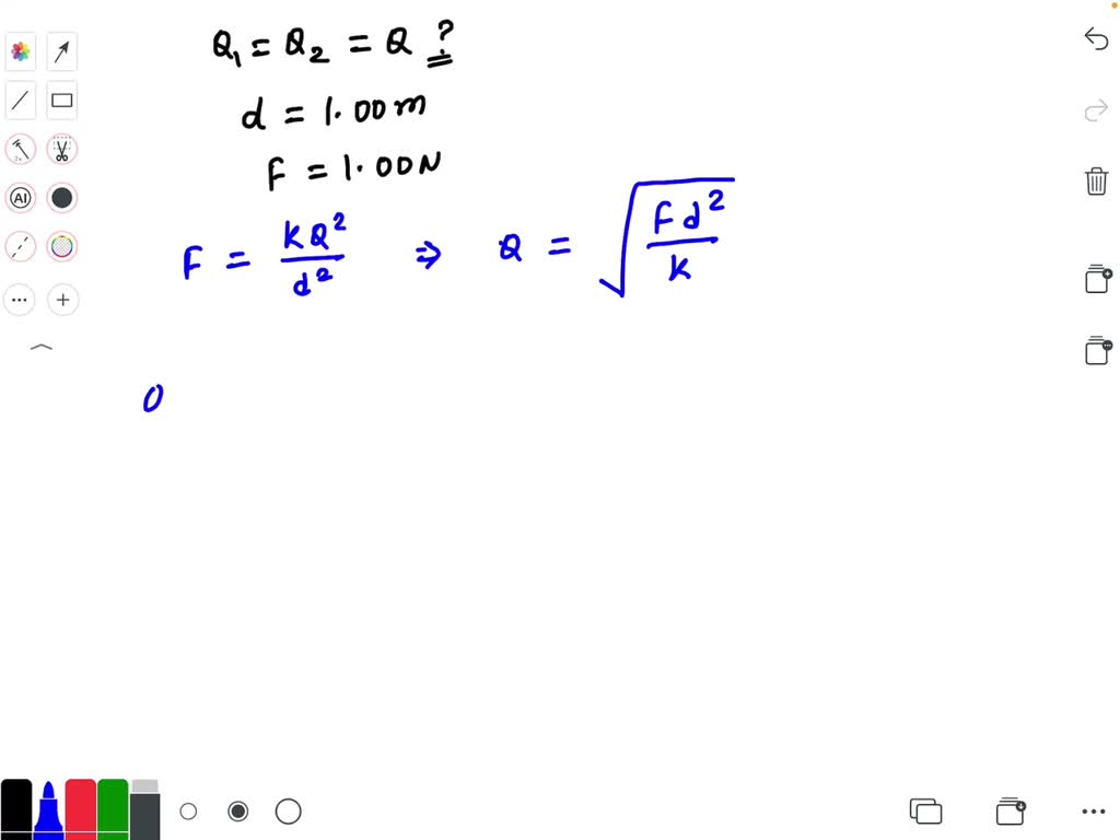 SOLVED 1 The Force Between Two Identical Charges Separated By 1 Cm Is