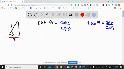 SOLVED:Refer to the triangle in the drawing to find the indicated ...
