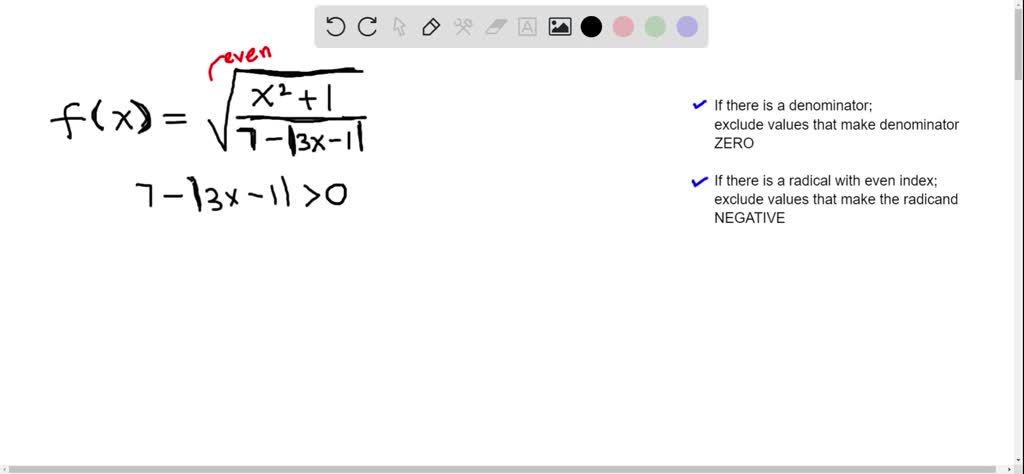 SOLVED Challenge Problem Find The Domain Of F x x 2 1 7 3 X 1 solved-challenge-problem-find-the-domain-of-f-x-x-2-1-7-3-x-1