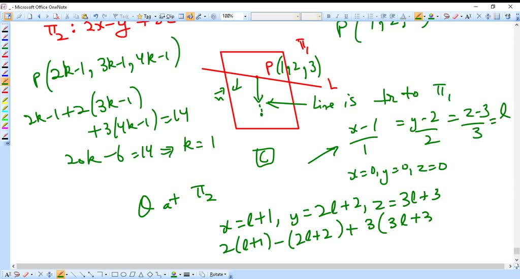 The length of perpendicular from a point (1,2) to the straight line 3 ...
