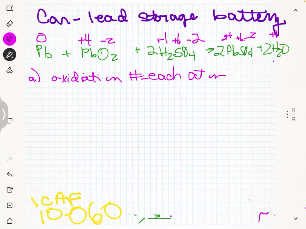SOLVED:The following reaction is responsible for producing electricity ...
