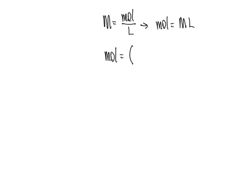 SOLVED: How many grams of KOH are present in 35.0 mL of a 5.50 M KOH solution? | Numerade