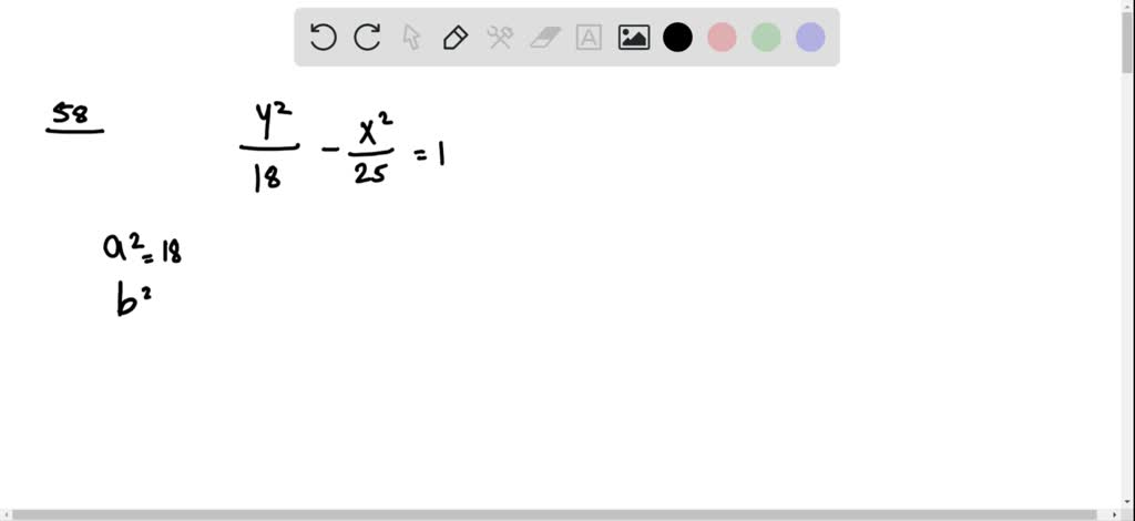 SOLVED:a. Determine the eccentricity of each hyperbola. b. Based on the ...