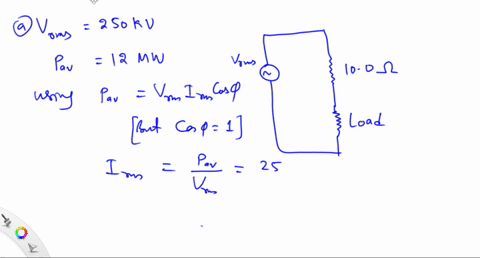 SOLVED:(a) Calculate the rms current drawn by the load in the figure ...