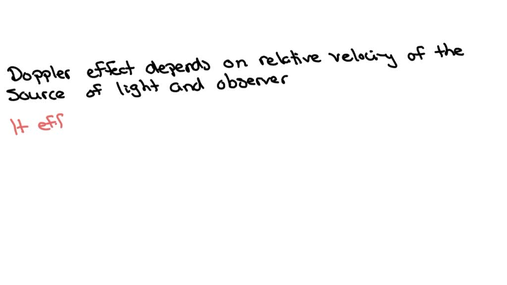 SOLVED:Does the Doppler-wobble method for deducing the existence of a ...