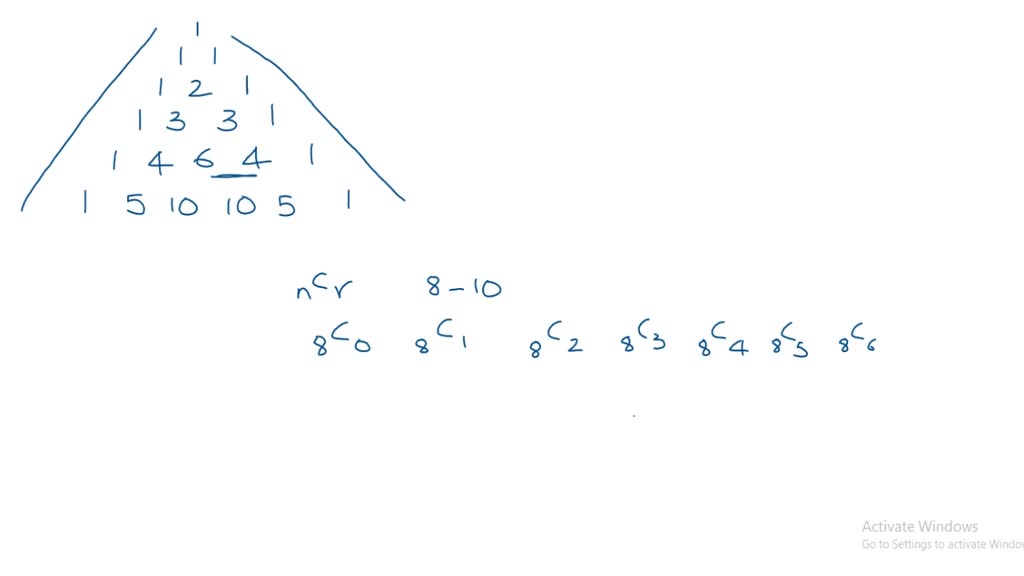 SOLVED:In your own words, explain how to form the rows of Pascal's ...