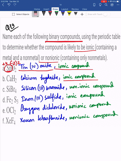 SOLVED:Name each of the following binary compounds, using the periodic table to determine ...